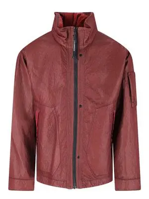C.P. COMPANY C. P. Company Utility Zip-up Jacket - Red