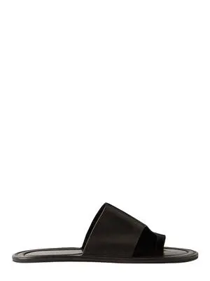 THE ROW Wmns Malick Thong Sandal - Black