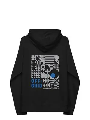 ANCHOR & CREW Twenty Off-grid Editions Organic Cotton Hoodie - Black