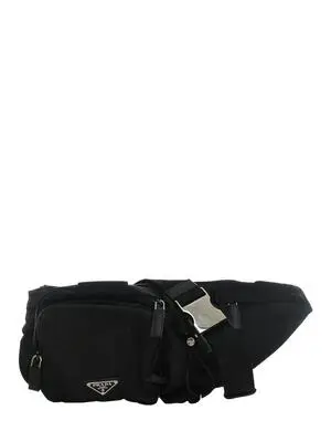 Prada 2013-2026 Tessuto Multi Pocket Belt Bag - Black