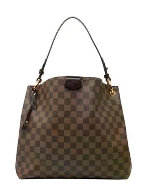 LOUIS VUITTON 2018 Damier Ebene Graceful Pm Shoulder Bag - Brown