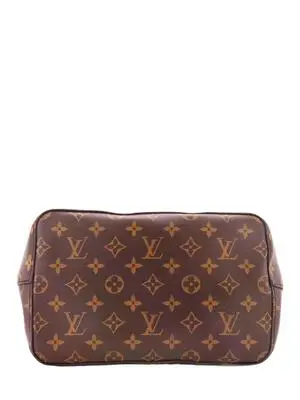 LOUIS VUITTON Neonoe Handbag Monogram Canvas With Leather Mm Bucket Bag - Brown