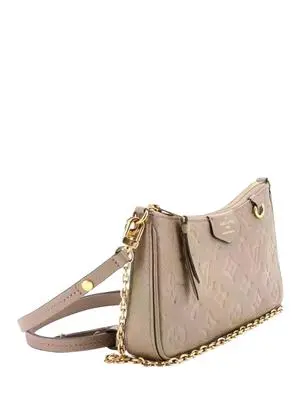 LOUIS VUITTON Easy Pouch On Strap Monogram Empreinte Leather Shoulder Bag - Grey