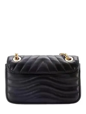 LOUIS VUITTON New Wave Chain Bag Nm Quilted Leather Pm Crossbody Bag - Black