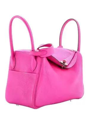 Hermès Lindy Bag Clemence 26 Shoulder Bag Pink