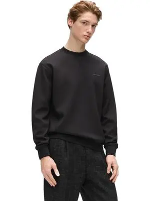 Karl Lagerfeld Metallic Logo Sweatshirt - Black