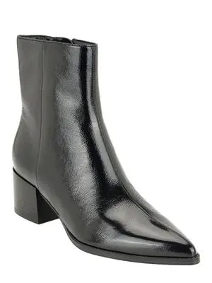 Nine West Becky Leather Bootie Blk01