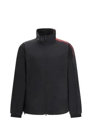 Y3 Nylon 3-tripe Gradient Weathirt - Black