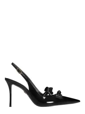 Dolce & Gabbana Calfskin Slingback Black