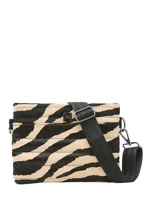 THINK ROYLN Bum Bag 2.0 Small Animal Print Leather Crossbody - Zebra