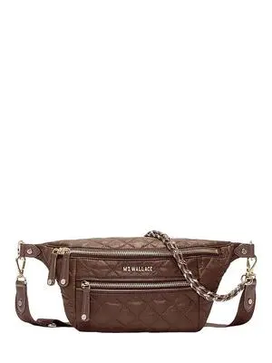 Mz Wallace Crosby Small Sling Bag Walnut