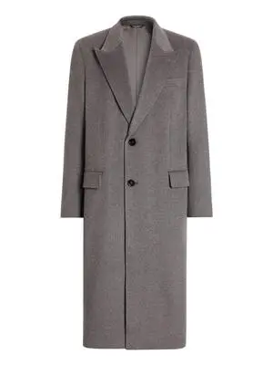 Dolce & Gabbana Double-breasted Cashmere Coat - Grey