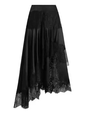 Dolce & Gabbana Satin Skirt - Black