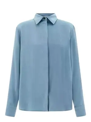 FERRAGAMO Silk Shirt - Blue