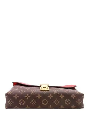 LOUIS VUITTON Pallas Chain Monogram Canvas And Calfskin Shoulder Bag