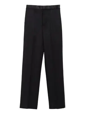 MAISON MARGIELA Straight-leg Casual Trousers - Black