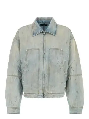 Amiri Long-sleeve Casual Jacket Blue