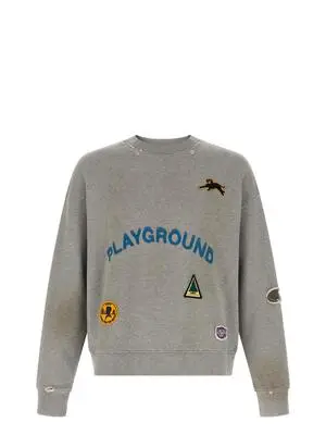 SONG FOR THE MUTE Long-sleeve Sweatshirt Grey
