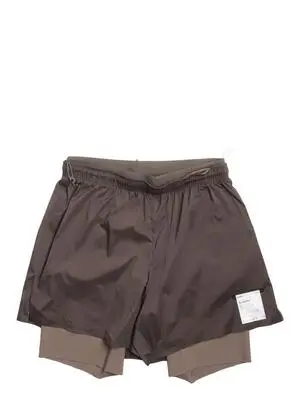 Satisfy SATISFY TechSilk 8' Layered Running Shorts Flowsand
