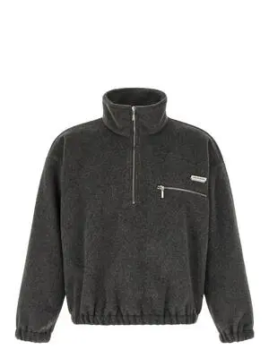 SONG FOR THE MUTE Long-sleeve Knit Top - Grey
