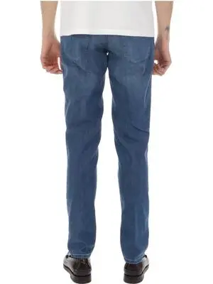 Incotex Faded Slim-fit Jeans - Blue