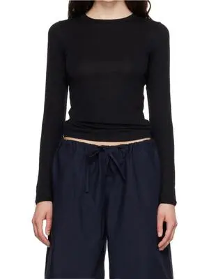 FLORE FLORE Olivia Long-sleeve T-shirt - Black