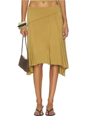 With Jéan Sharni Skirt - Olive