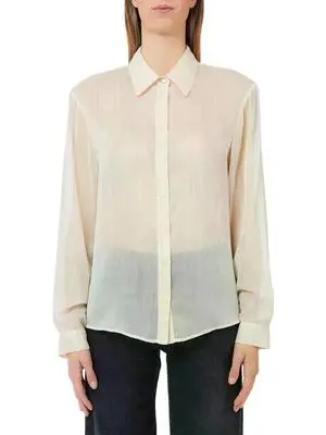 LIU JO Pinstripe-pattern Button-up Shirt