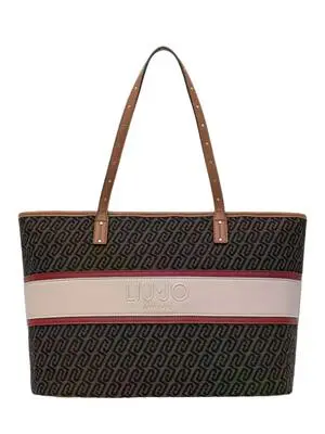 LIU JO Medium Monogram Tote Bag