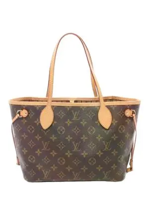 LOUIS VUITTON 2007 Pm Neverfull Monogram Tote Bag - Brown
