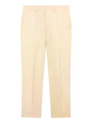 LARDINI Pleated Straight-leg Trousers - Neutrals