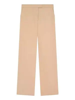LARDINI Gabardine Straight-leg Trousers