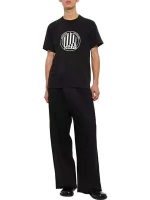 Noir Kei Ninomiya Emblem-print T-shirt - Black