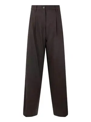NINE:INTHE:MORNING Pleated High-waisted Trousers
