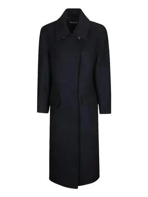 Our Legacy Boulevard Button-fastening Virgin-wool Coat - Black