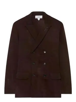 LARDINI Double-breasted Peacoat - Brown