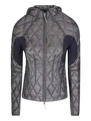 ROA Twiya Diamond-quilted Hooded Jacket - Grey