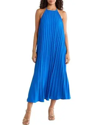 SUGARLIPS Wenden Pleated Sleeveless Dress