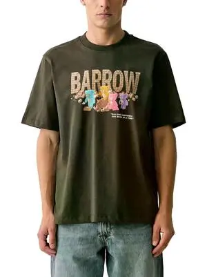 BARROW Graphic-print T-shirt - Green