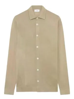 LARDINI Wool Knitted Shirt - Neutrals