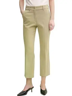 Sisley Trumpet Cropped Trousers - Neutrals