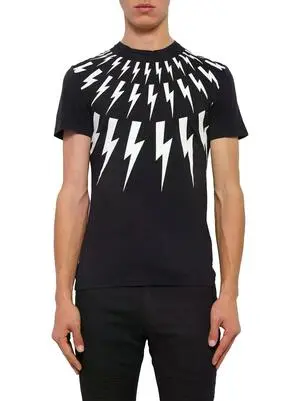 Neil Barrett Thunderbolt T-shirt - Black