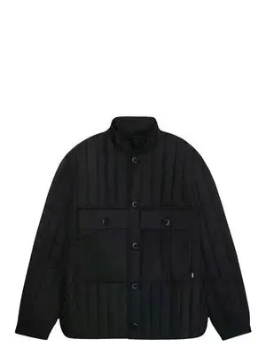 Rains Banja Liner Quilted Jacket - Black