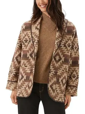 Karen Kane Relaxed Ranch Jacket - Deco