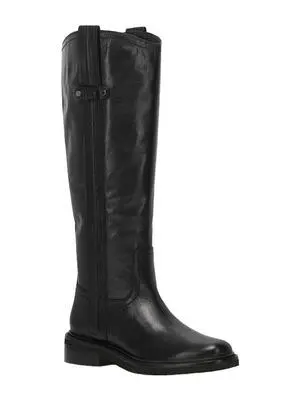 THE FRYE COMPANY Phoebe Leather Tall Boot - Black