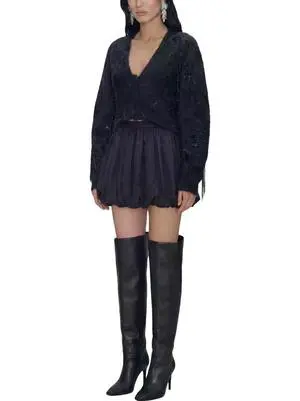 ATOIR Iris Bubble Mini Skirt - Black
