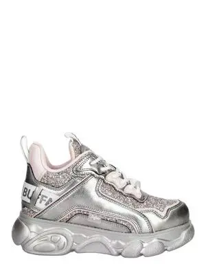 BUFFALO Cld Chai Glitter-effect Metallic Sneakers - Silver