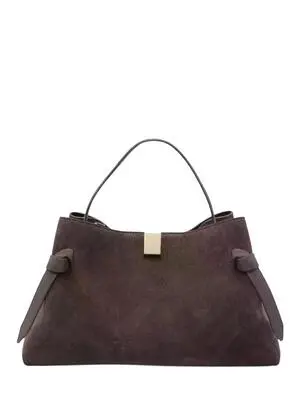 Yuzefi Gyoza Suede Tote Bag - Brown