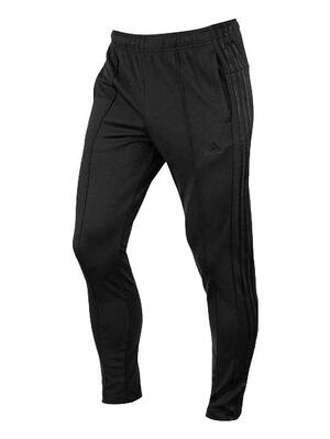 Adidas Must Haves 3-stripes Tapered Pants 'black - Red