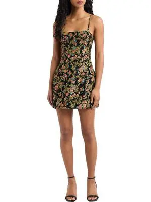 SAYLOR Sydney Floral Print Sleeveless Minidress